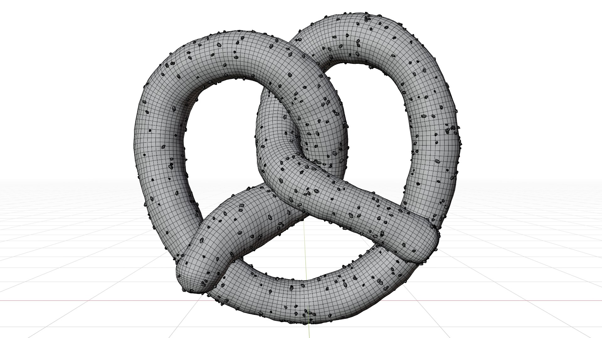 Pretzel 3D Model - TurboSquid 1849737