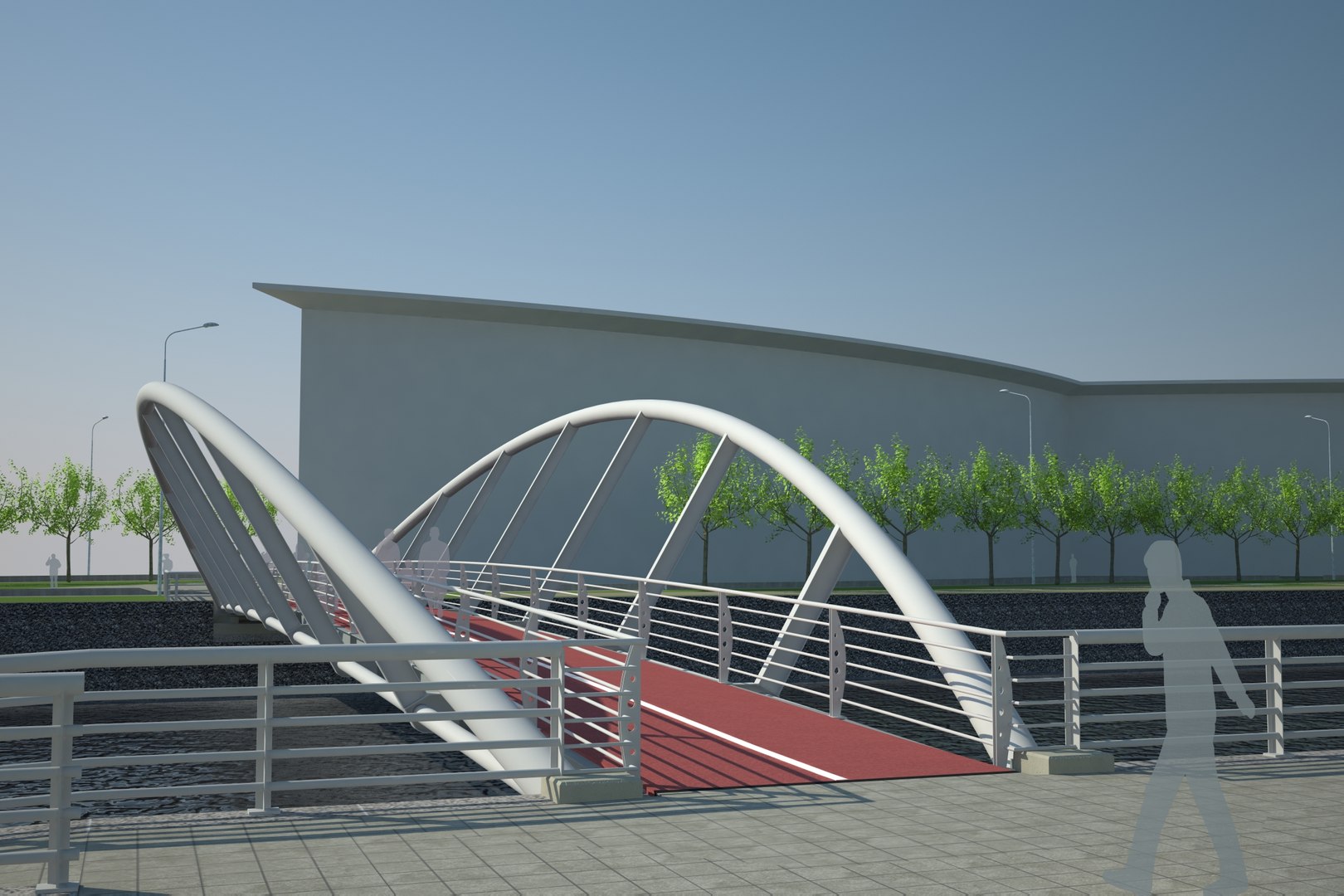 simple pedestrian bridge