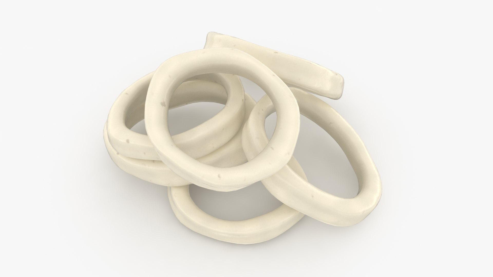 Squid Ring Pile 3D Model - TurboSquid 2080166