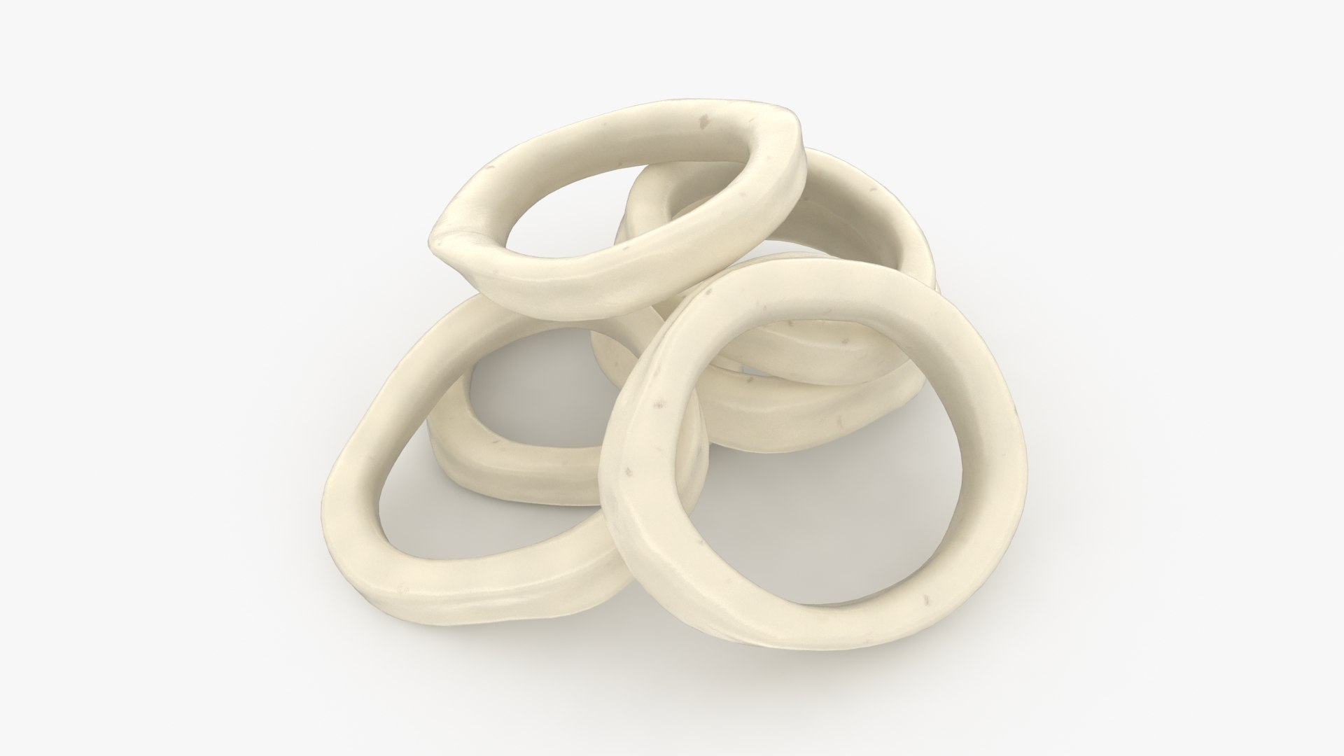 Squid Ring Pile 3D Model - TurboSquid 2080166