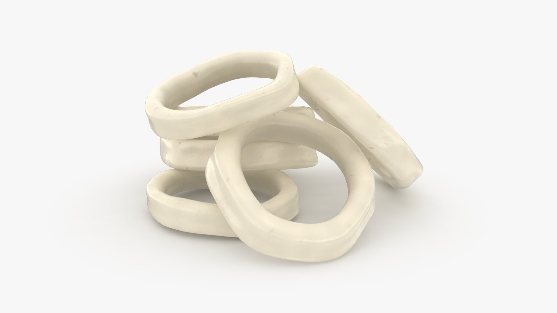 Squid Ring Pile 3D Model - TurboSquid 2080166