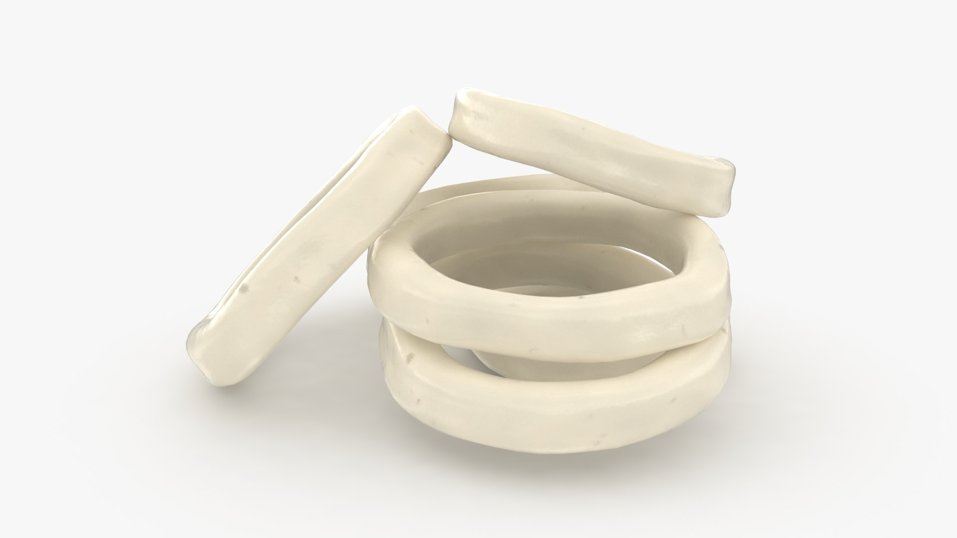 Squid Ring Pile 3D Model - TurboSquid 2080166