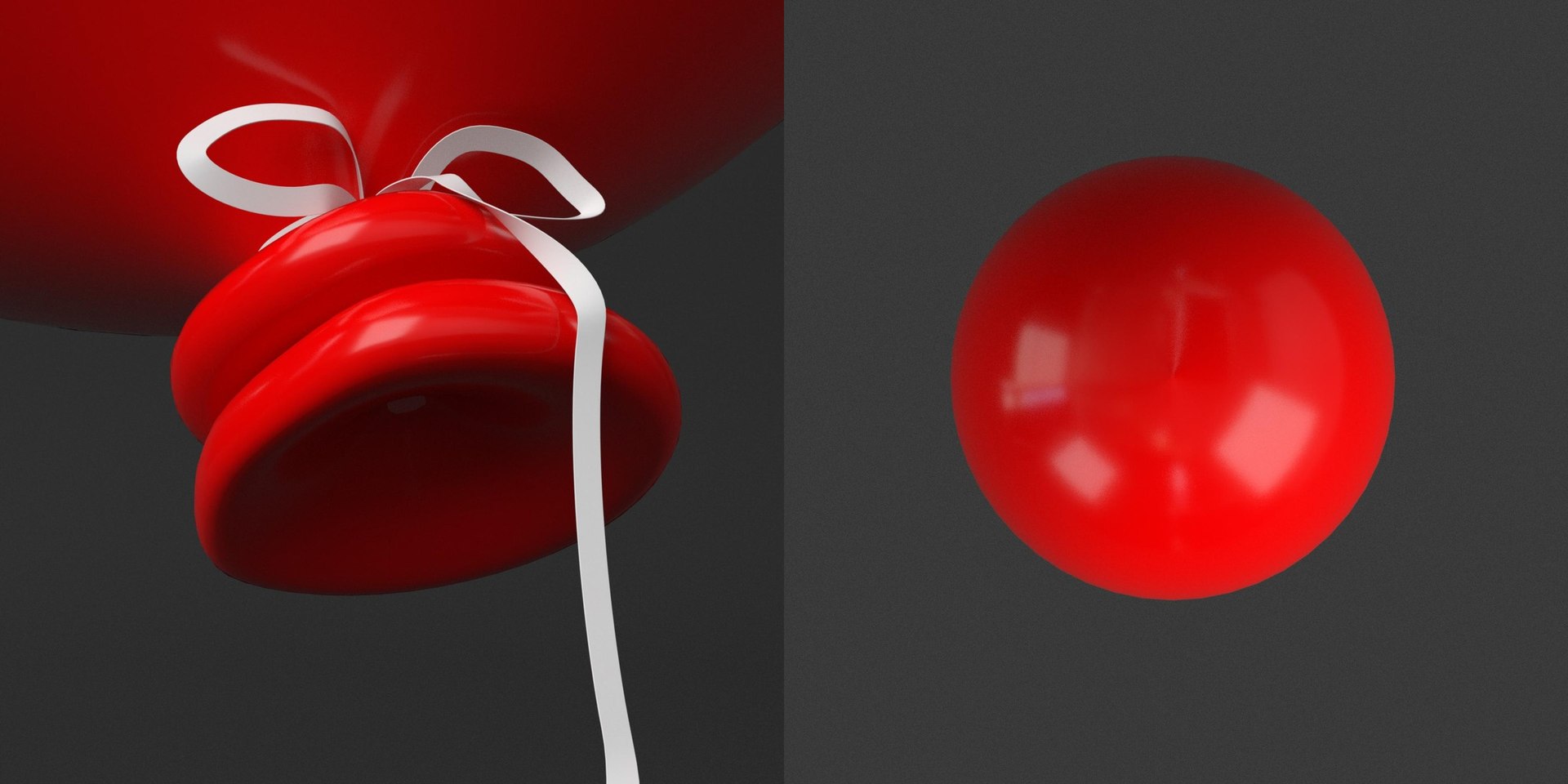 3D Balloon String Model - TurboSquid 1414484