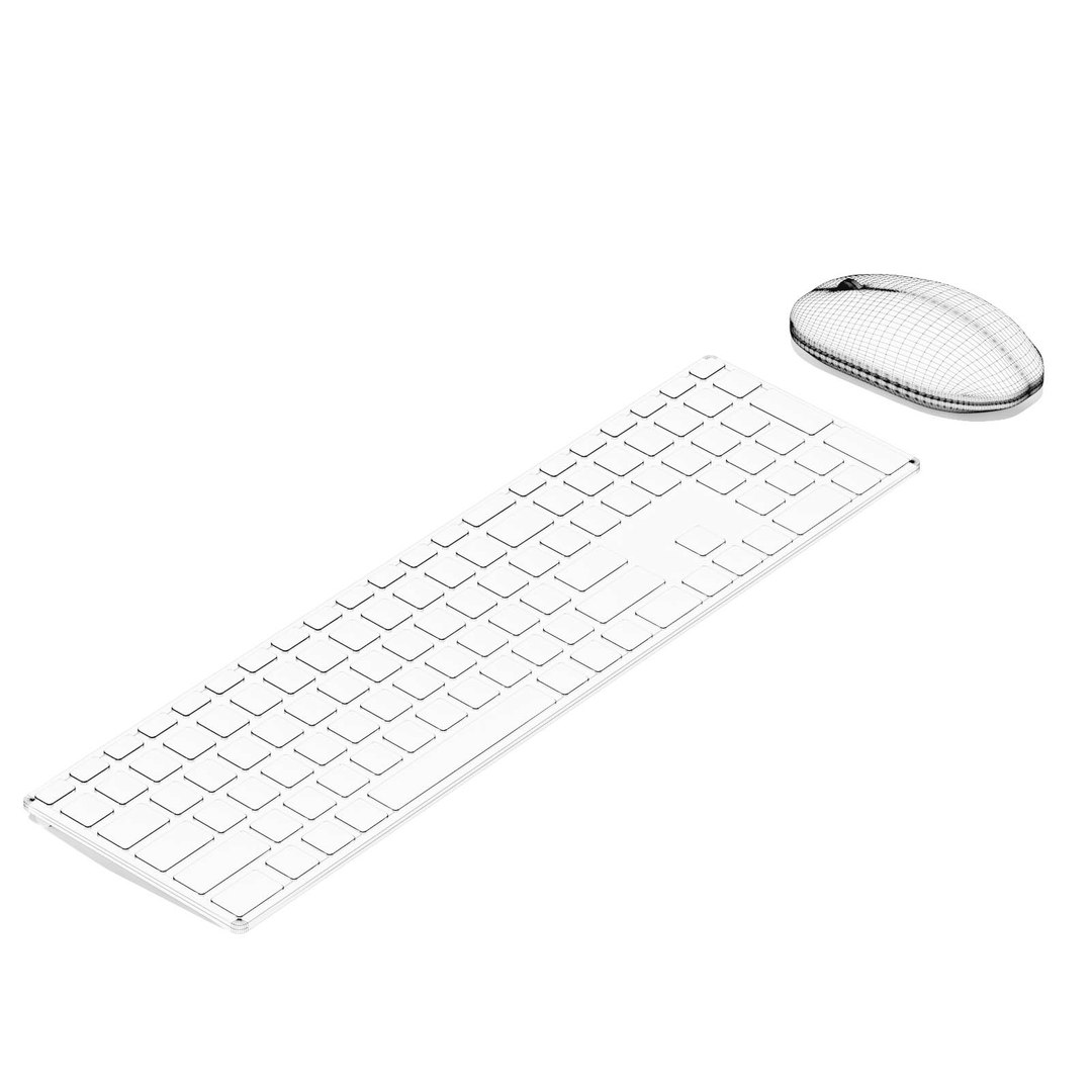 3D Mouse Keyboard Model - TurboSquid 1398302