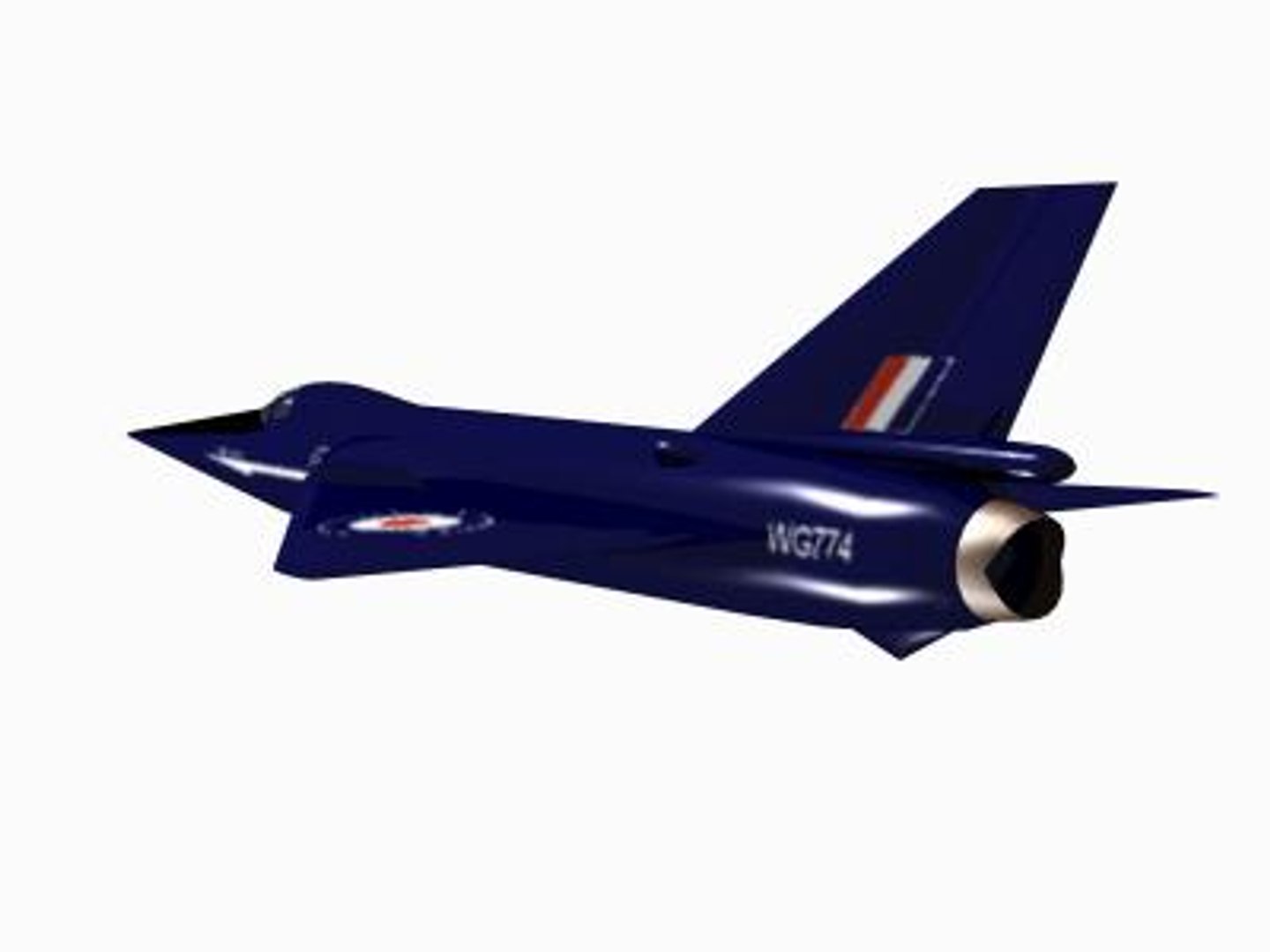 Research Fairey Delta 2 3d Model