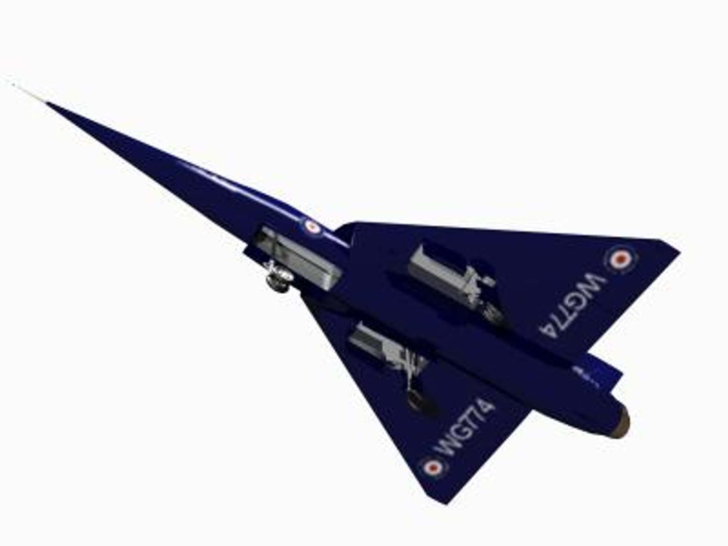 Research Fairey Delta 2 3d Model