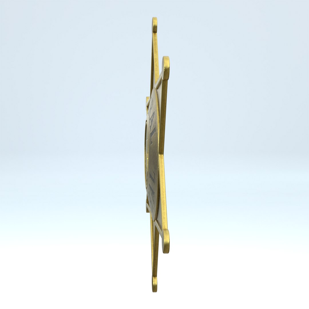 3D Federal Marshal Badge Model - TurboSquid 2420823