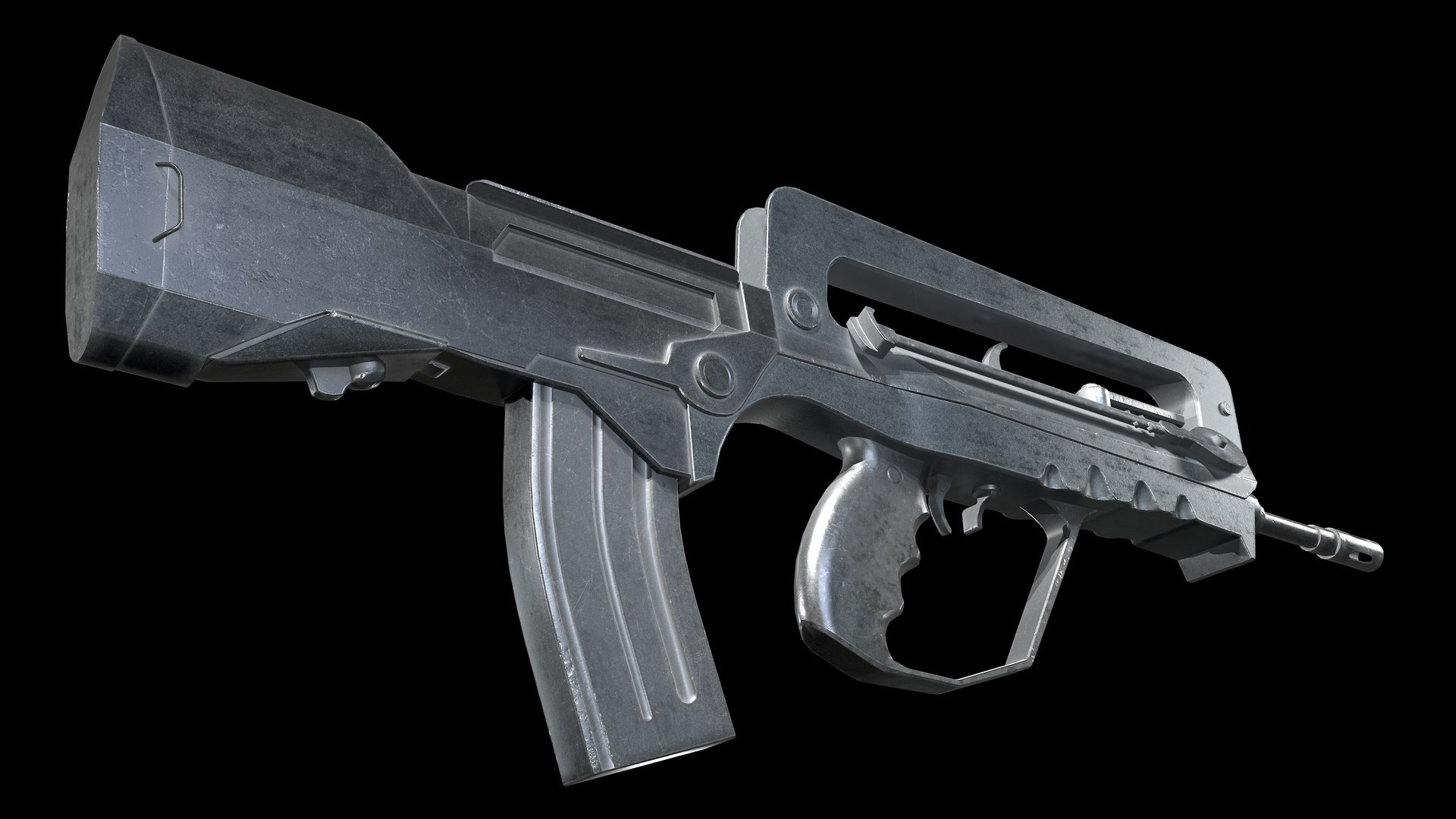 Famas G2 PBR Worn Low-poly 3D Model 3D Model - TurboSquid 1782237