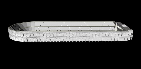 3d model roman circus stadium domitian