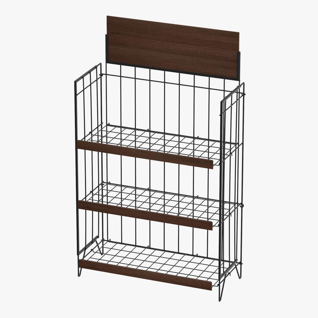 3D model display racks retail shelfs - TurboSquid 1235136