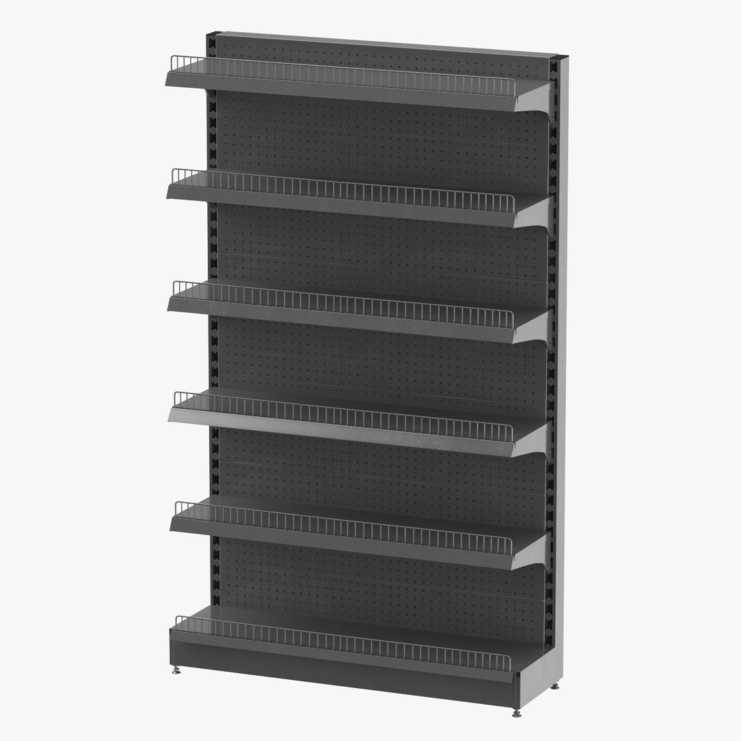 3D model display racks retail shelfs - TurboSquid 1235136