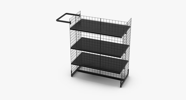 3D model display racks retail shelfs - TurboSquid 1235136