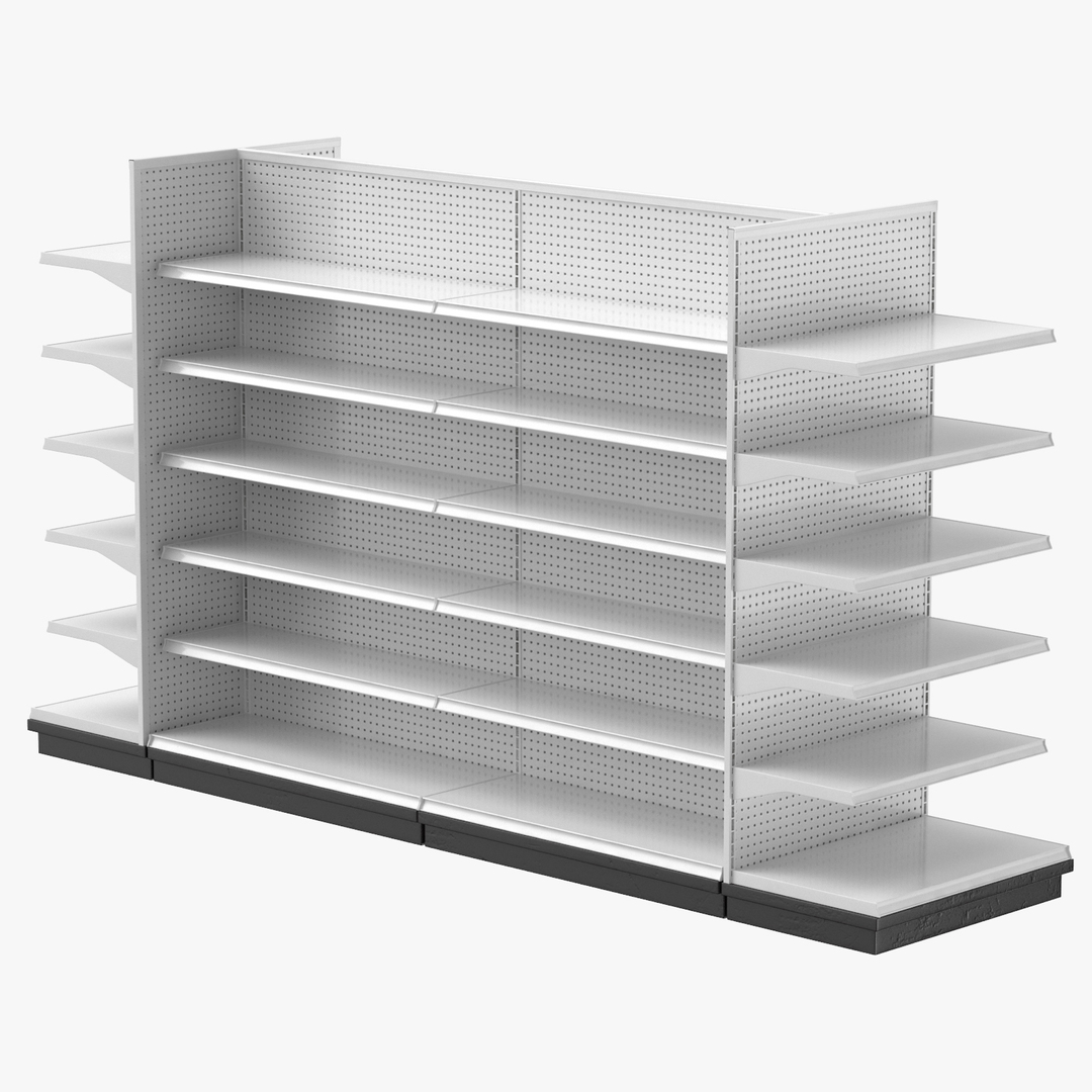 3D model display racks retail shelfs - TurboSquid 1235136
