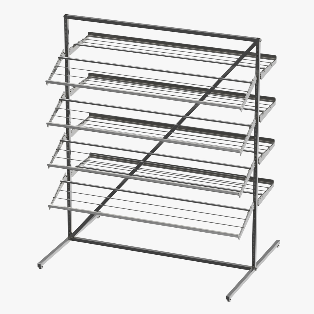 3D model display racks retail shelfs - TurboSquid 1235136