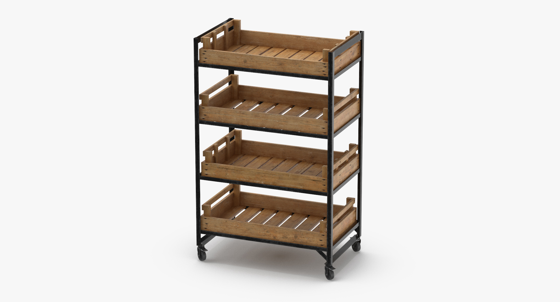 3D model display racks retail shelfs - TurboSquid 1235136