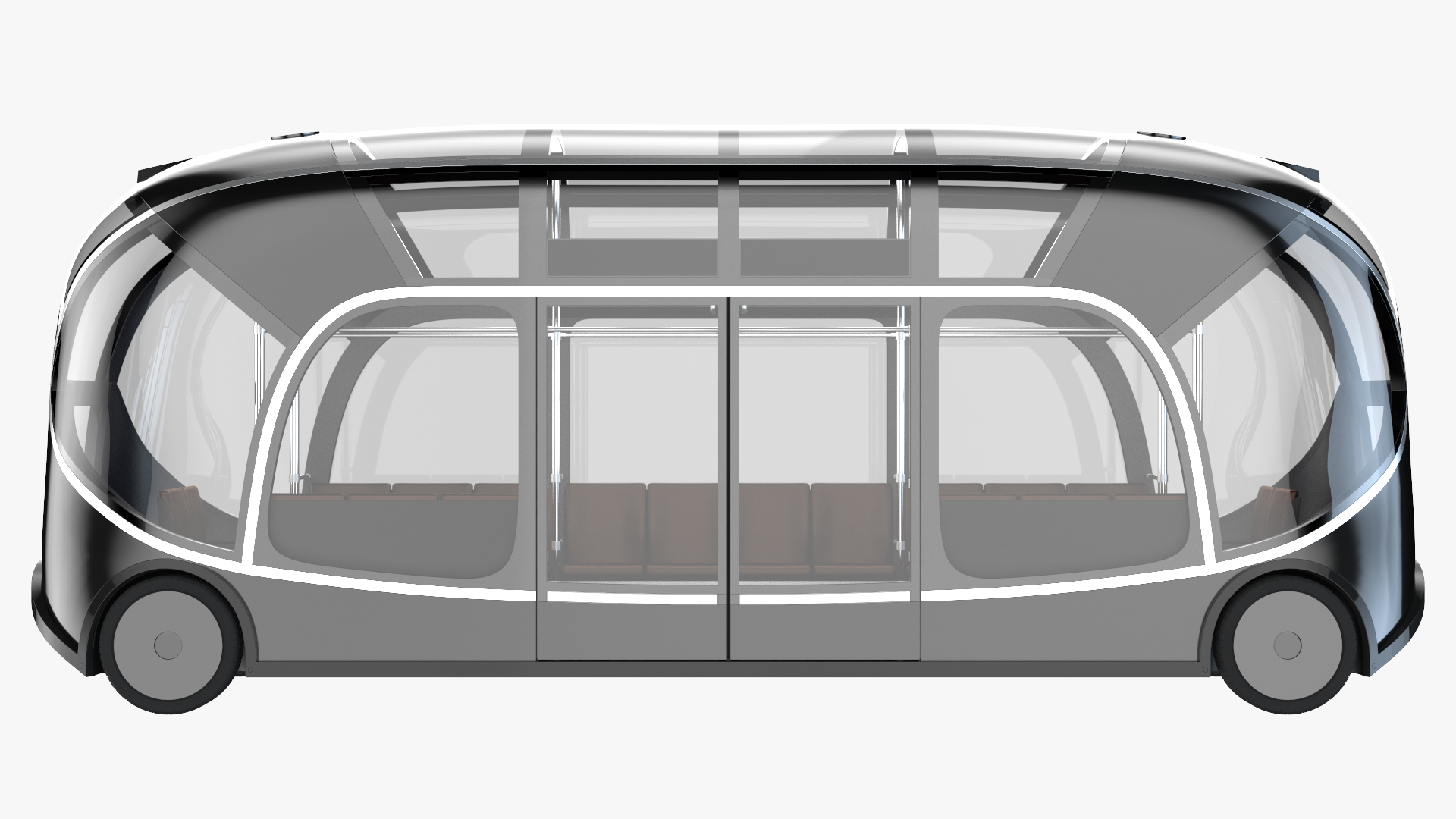 Self-driving City Bus Consept Orangeryblend 3D Model - TurboSquid 2093644