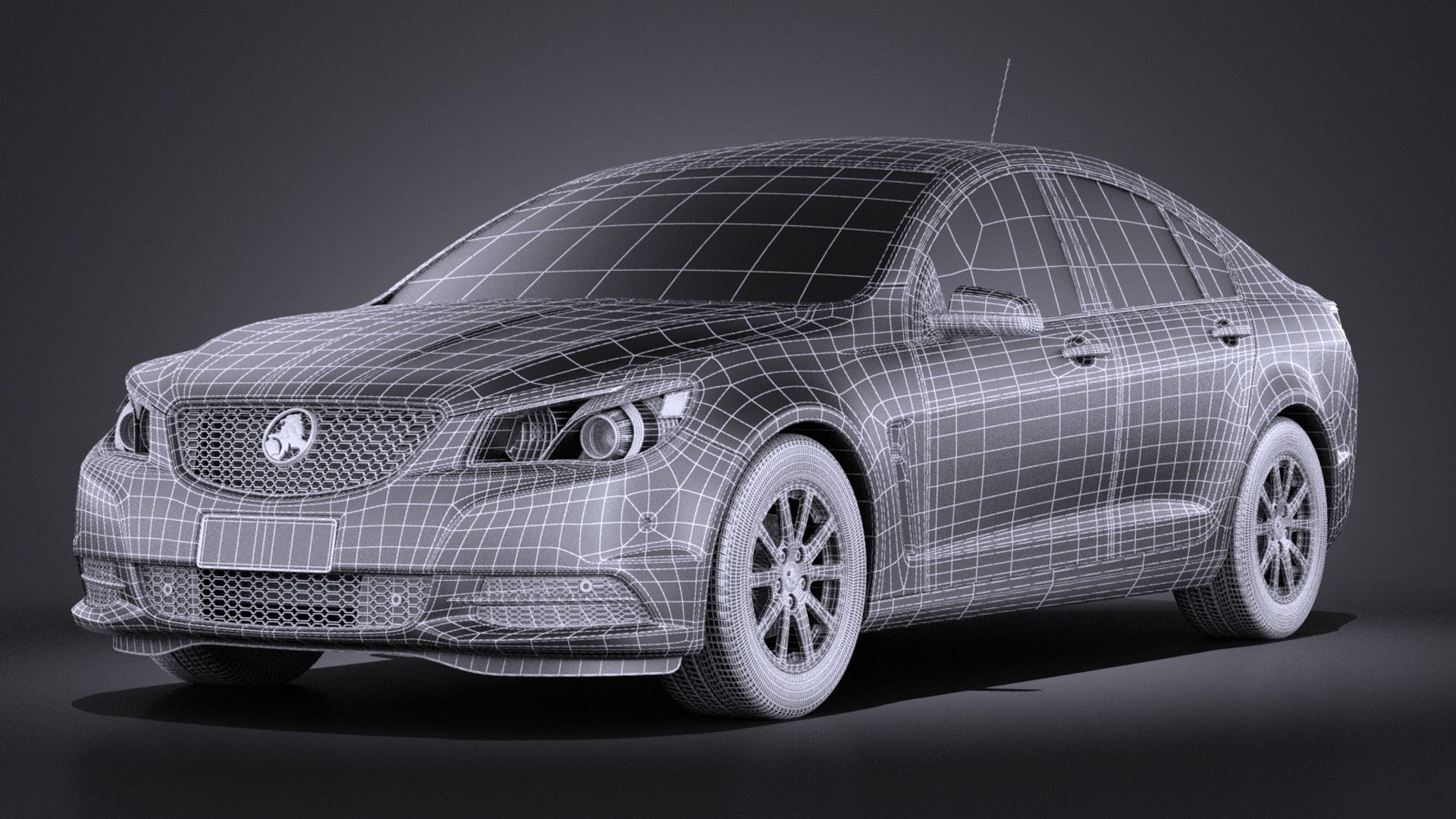 2014 holden vf 3d model