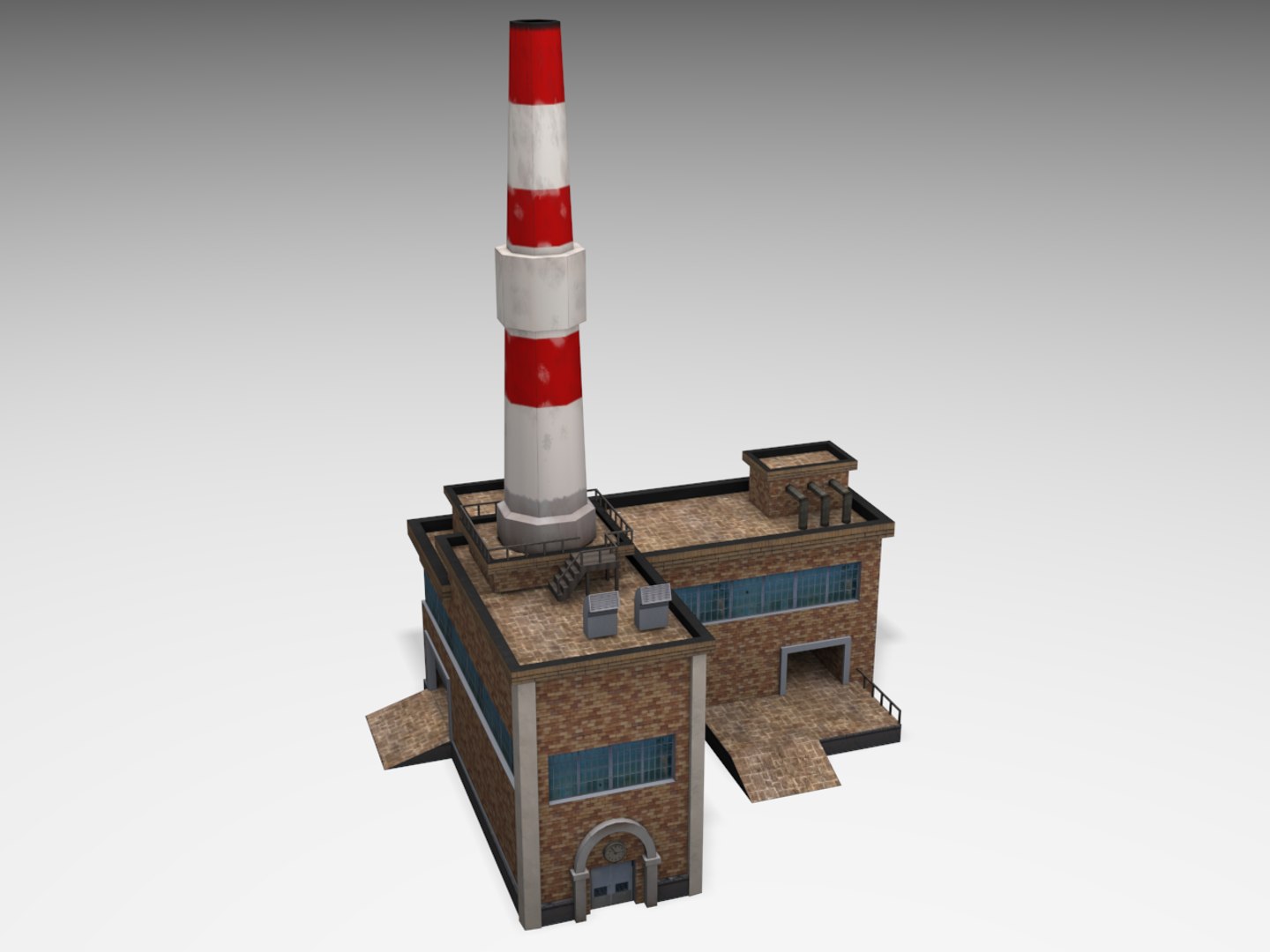 Power Plant 3d Model