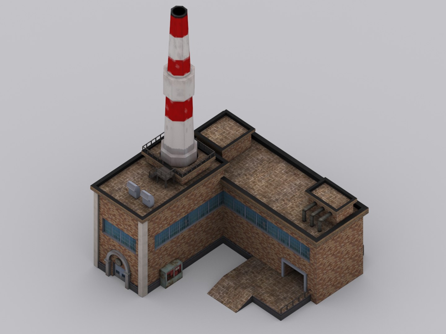Power Plant 3d Model