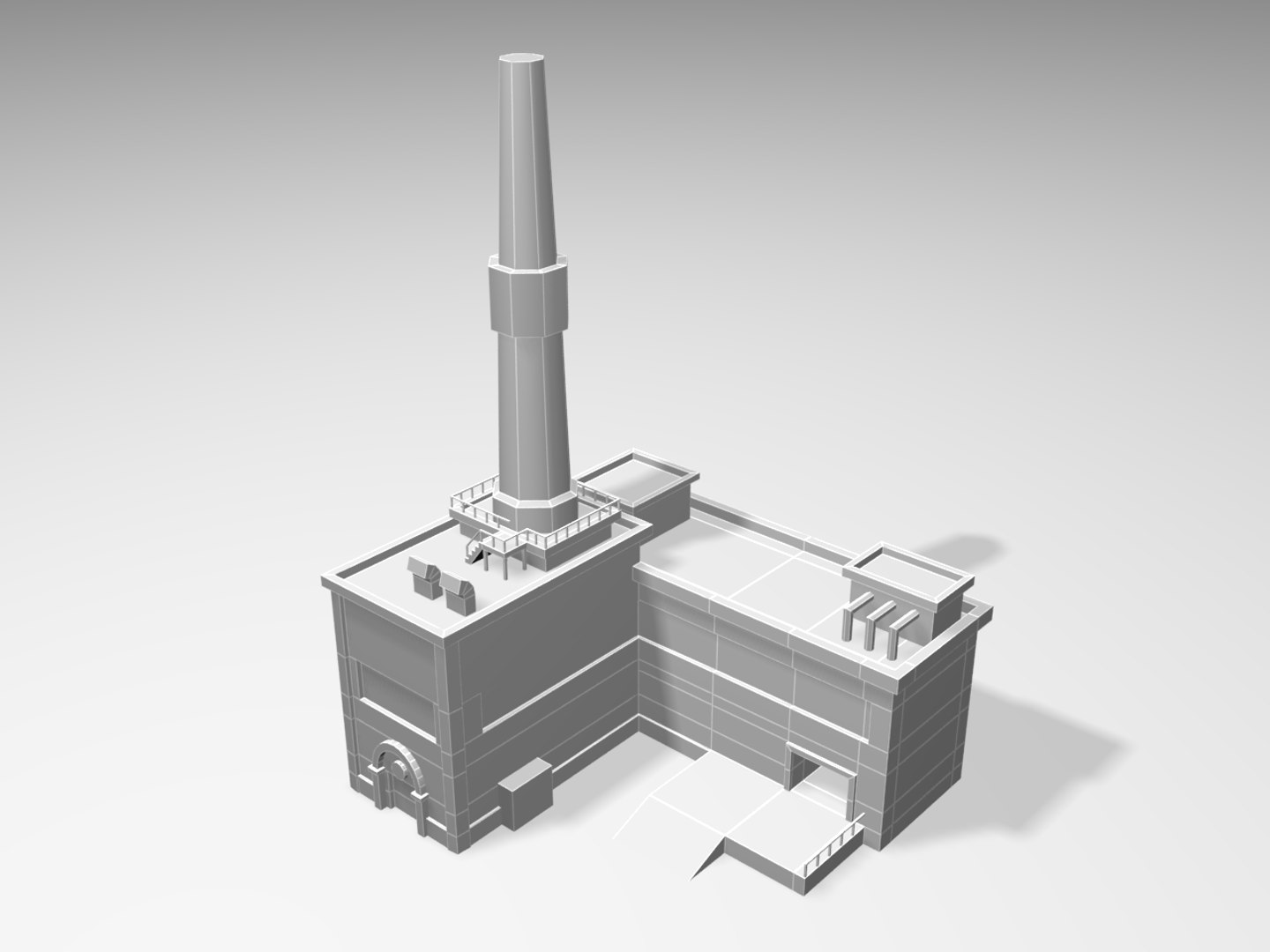 Power Plant 3d Model