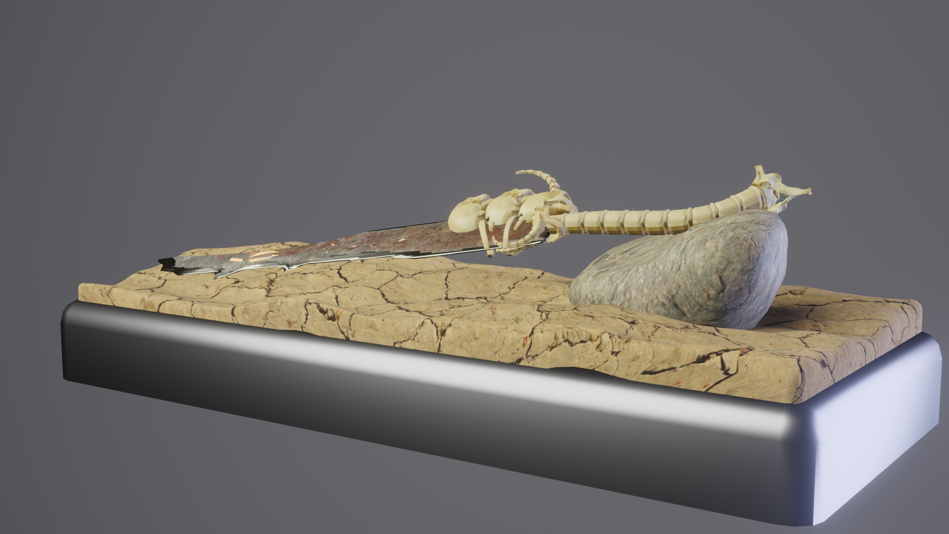 Bone Great Sword 3D Model - TurboSquid 1964551