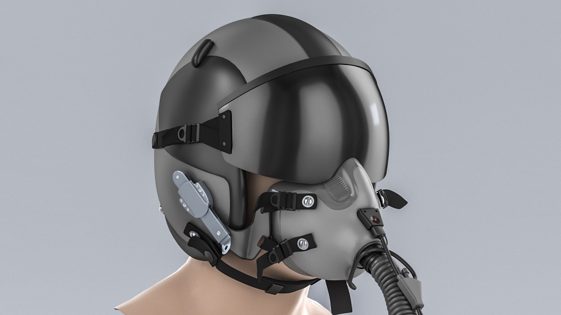 3D Model Pilot Helmet HGU 55 - TurboSquid 1943186