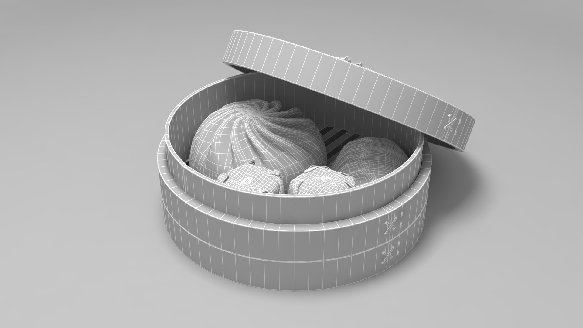 Dim Sum 3D Model - TurboSquid 2307748
