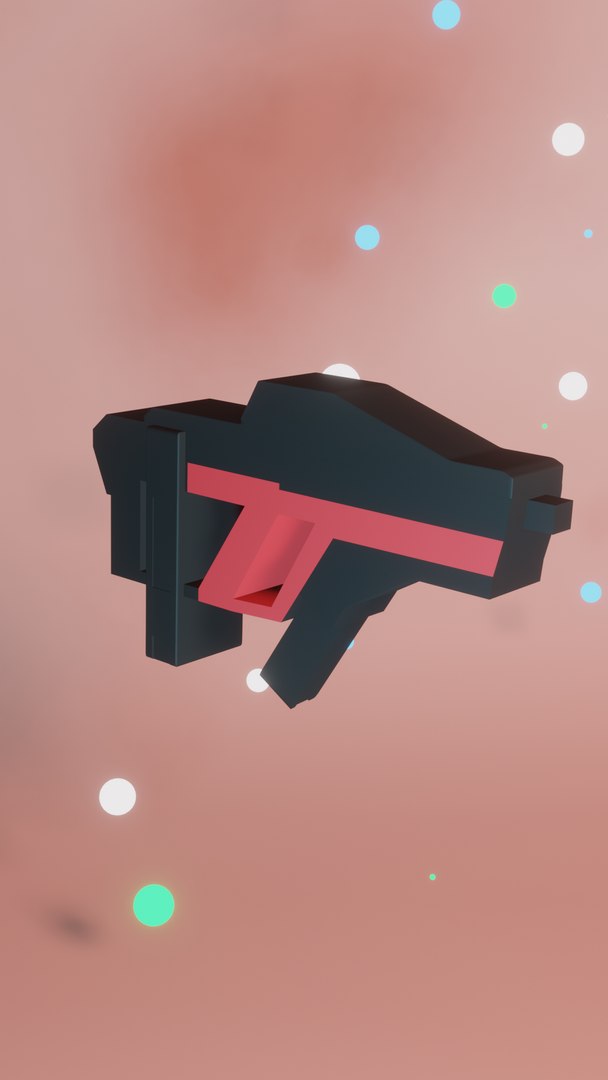 3D Low Poly Gun - TurboSquid 1978692
