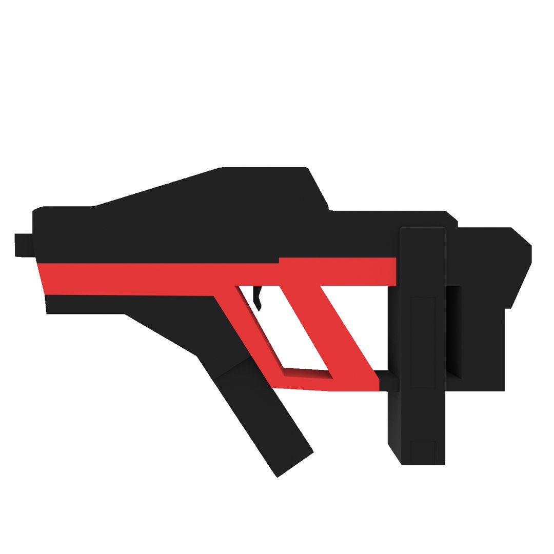 3D Low Poly Gun - TurboSquid 1978692