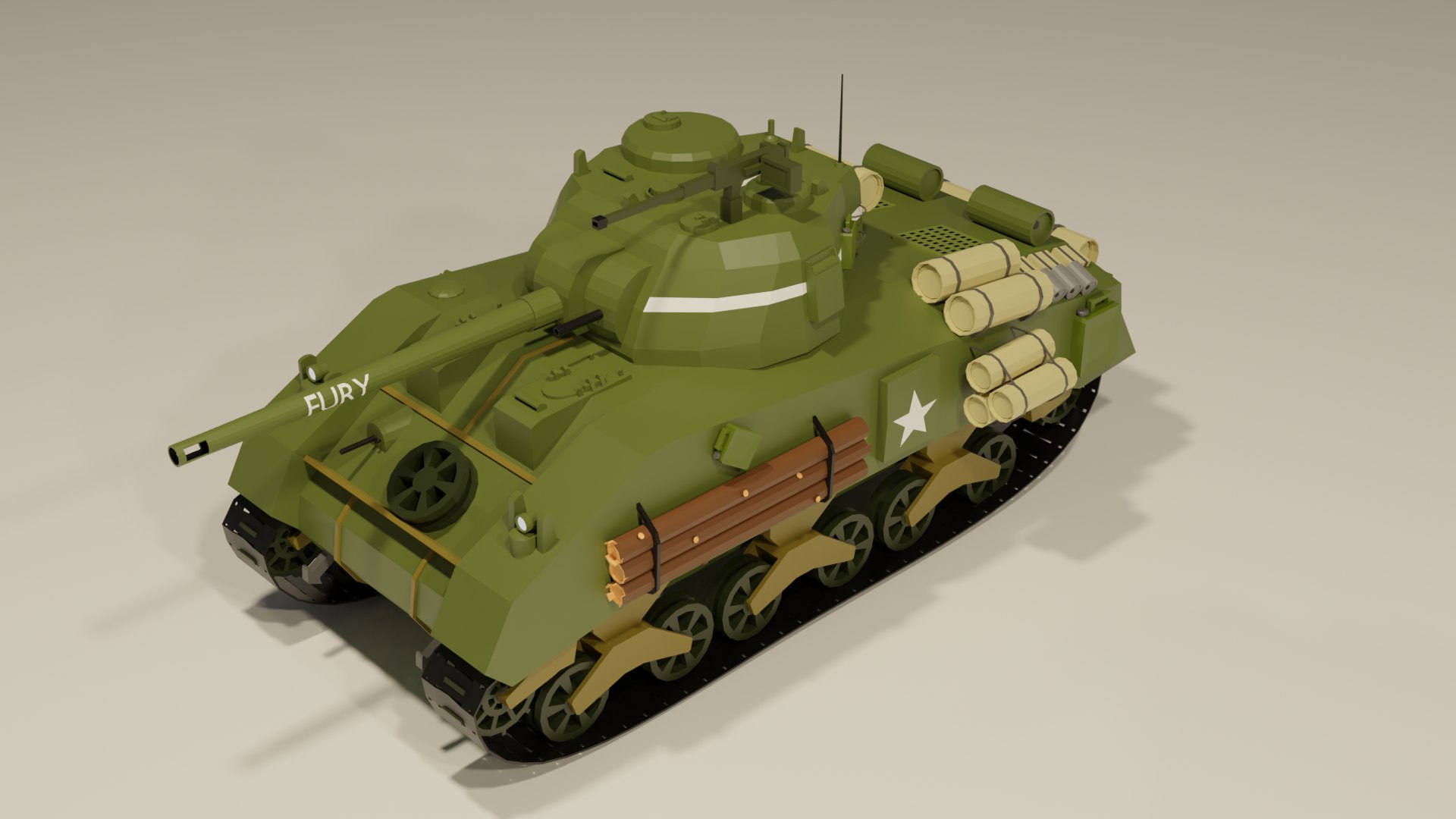 3D WW2 Tanks - TurboSquid 1839373