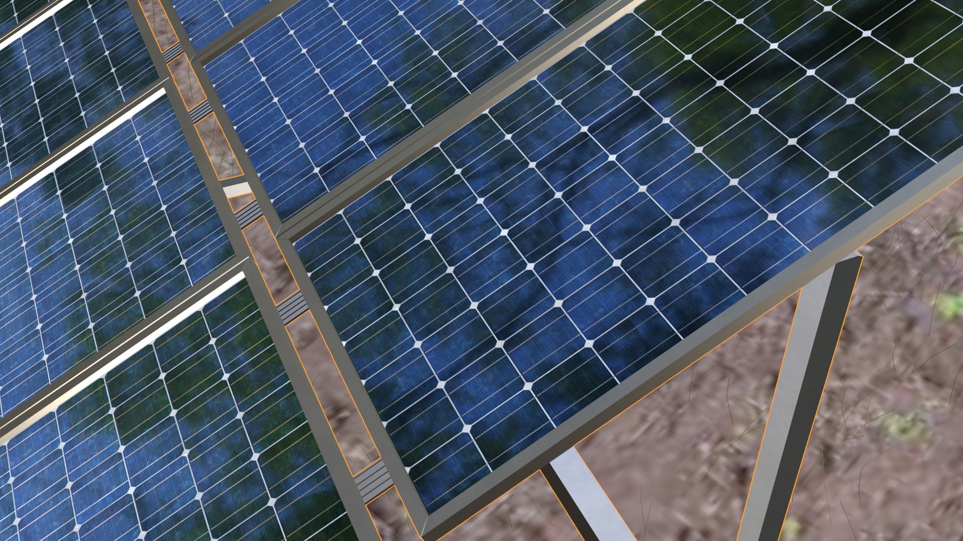 Pv Solar Array 3D Model - TurboSquid 1502984