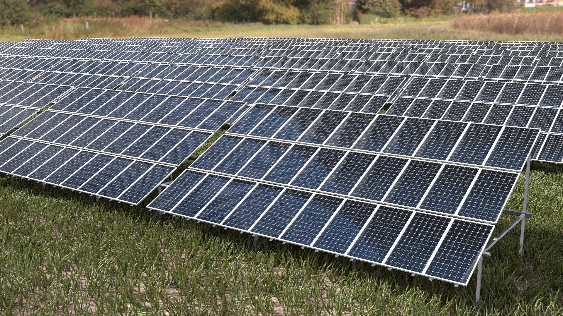 Pv Solar Array 3D Model - TurboSquid 1502984