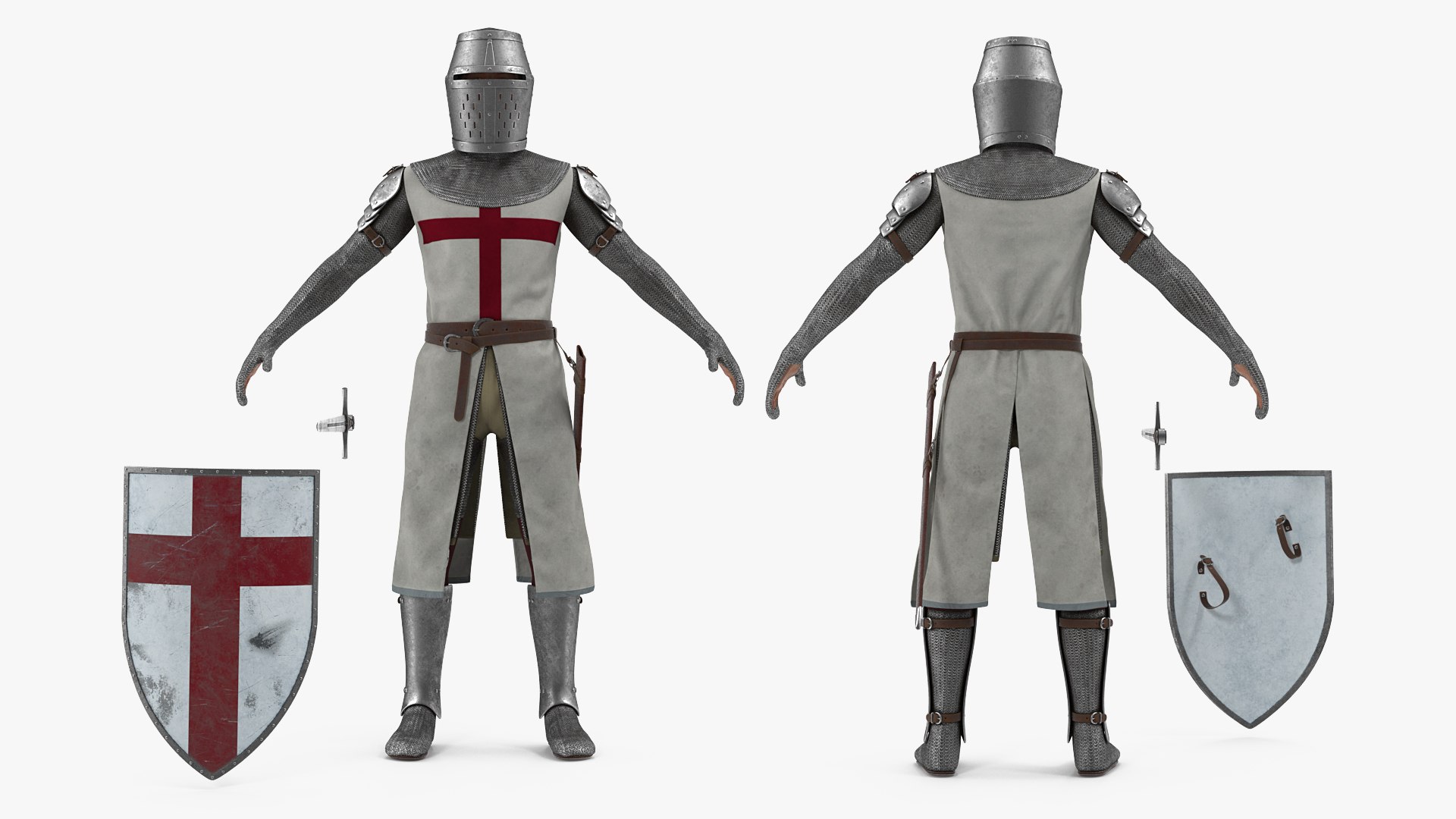 3D medieval knight plates armor - TurboSquid 1564557