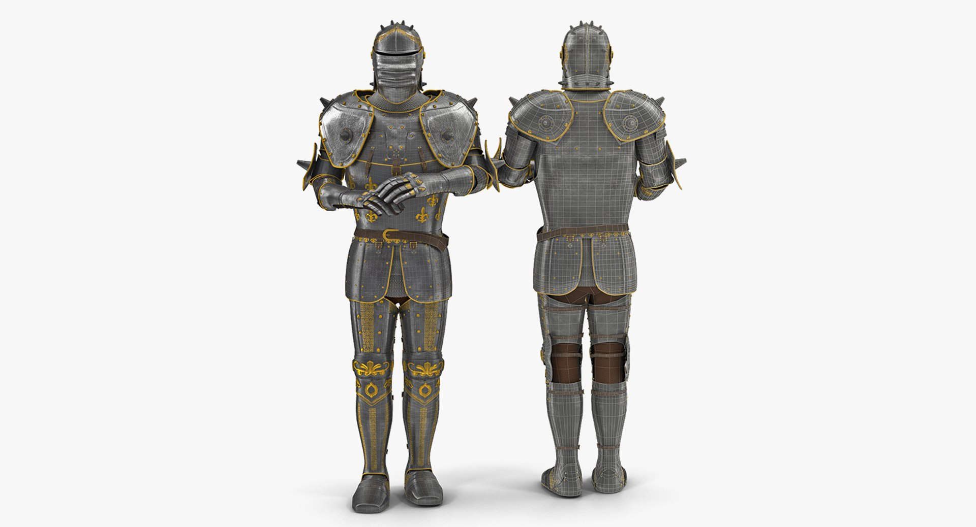 3D medieval knight plates armor - TurboSquid 1564557