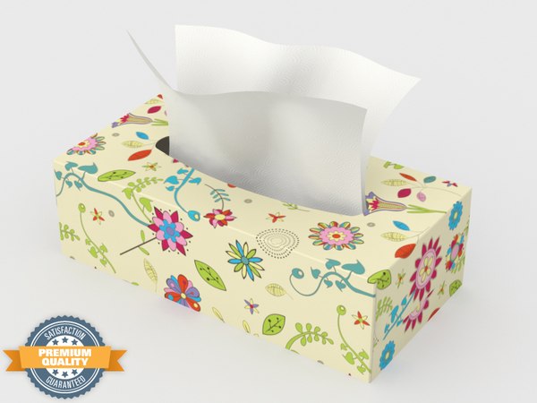 box tissues 3d model