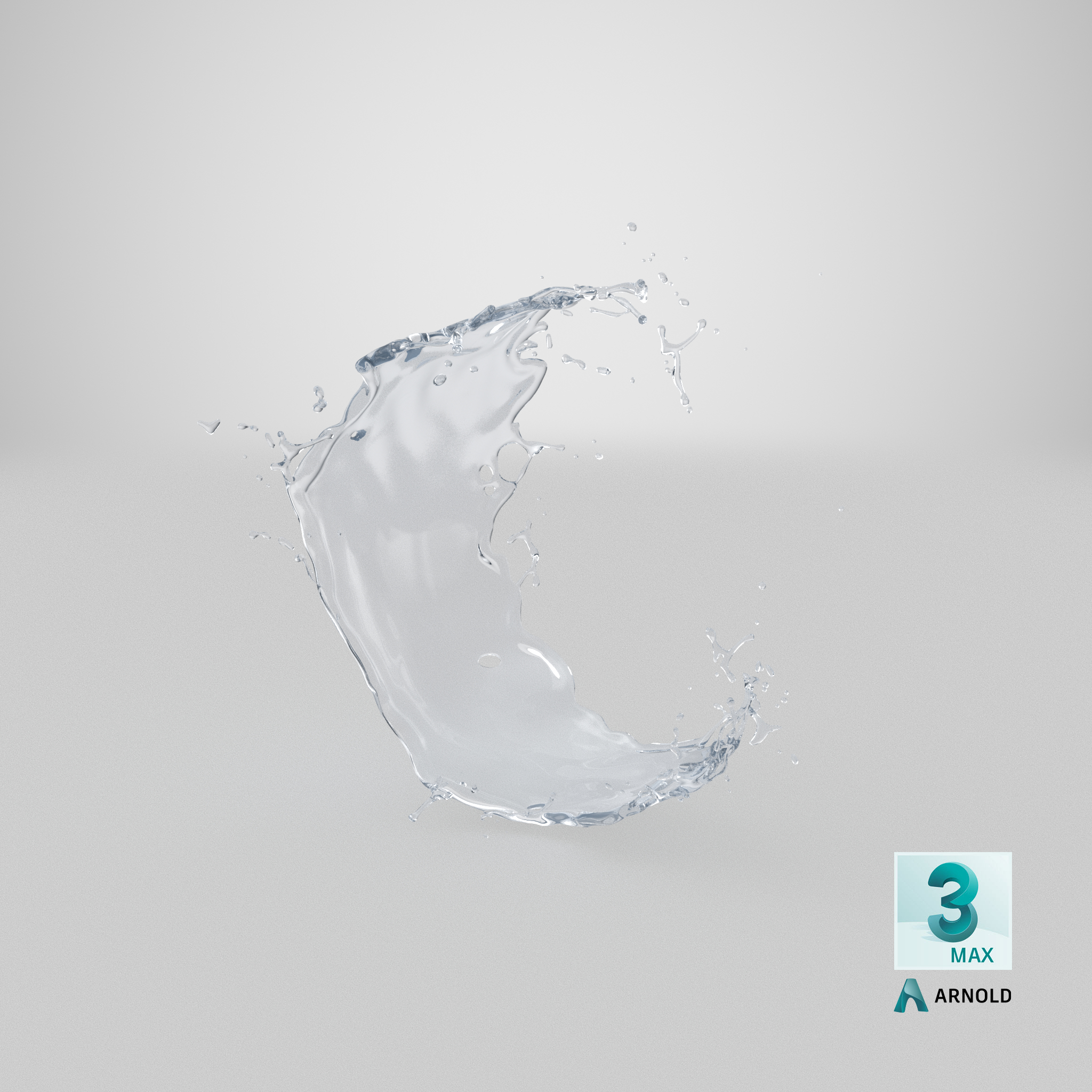 3D water splash air - TurboSquid 1236284
