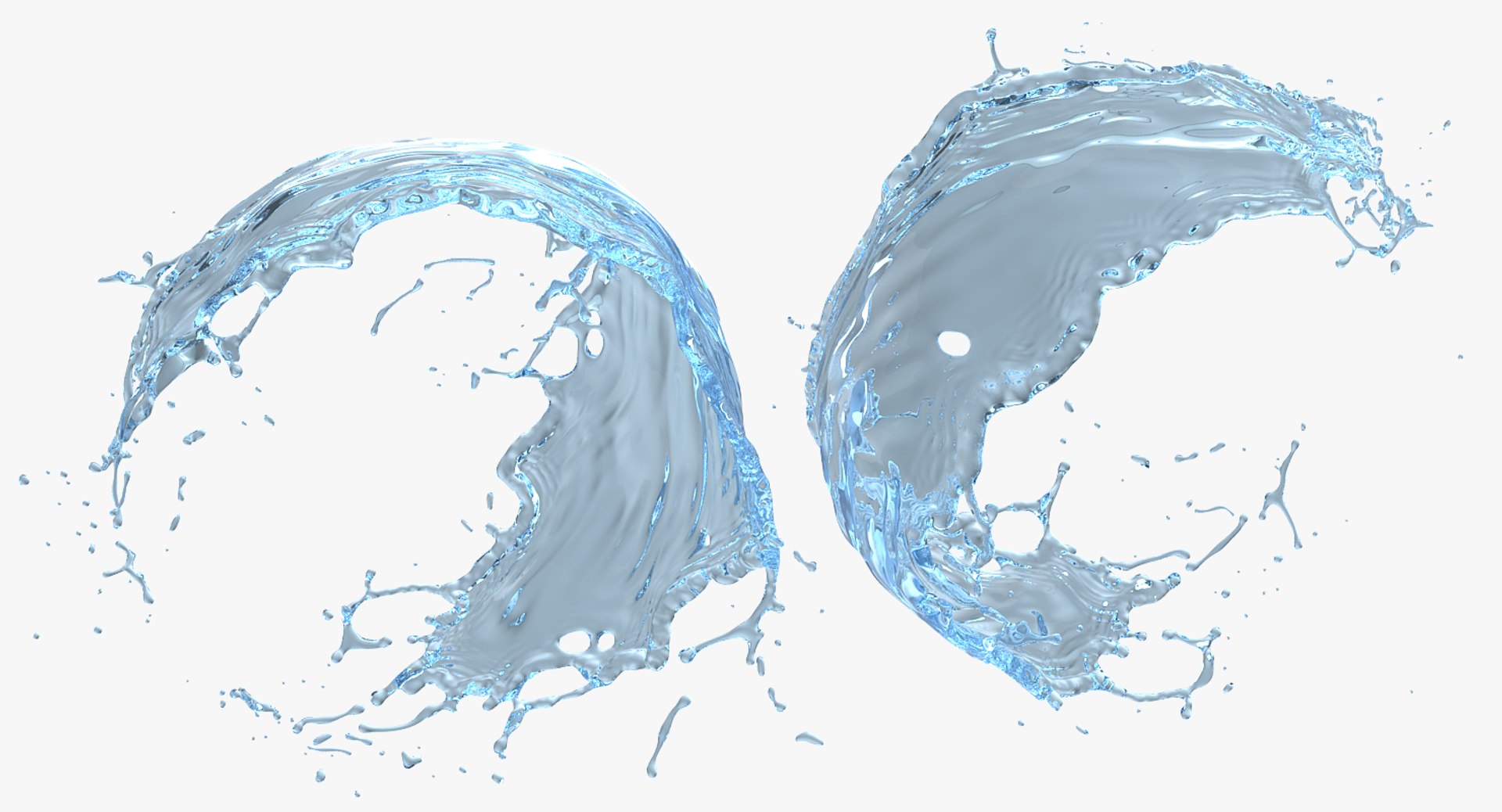 3D Water Splash Air - TurboSquid 1236284