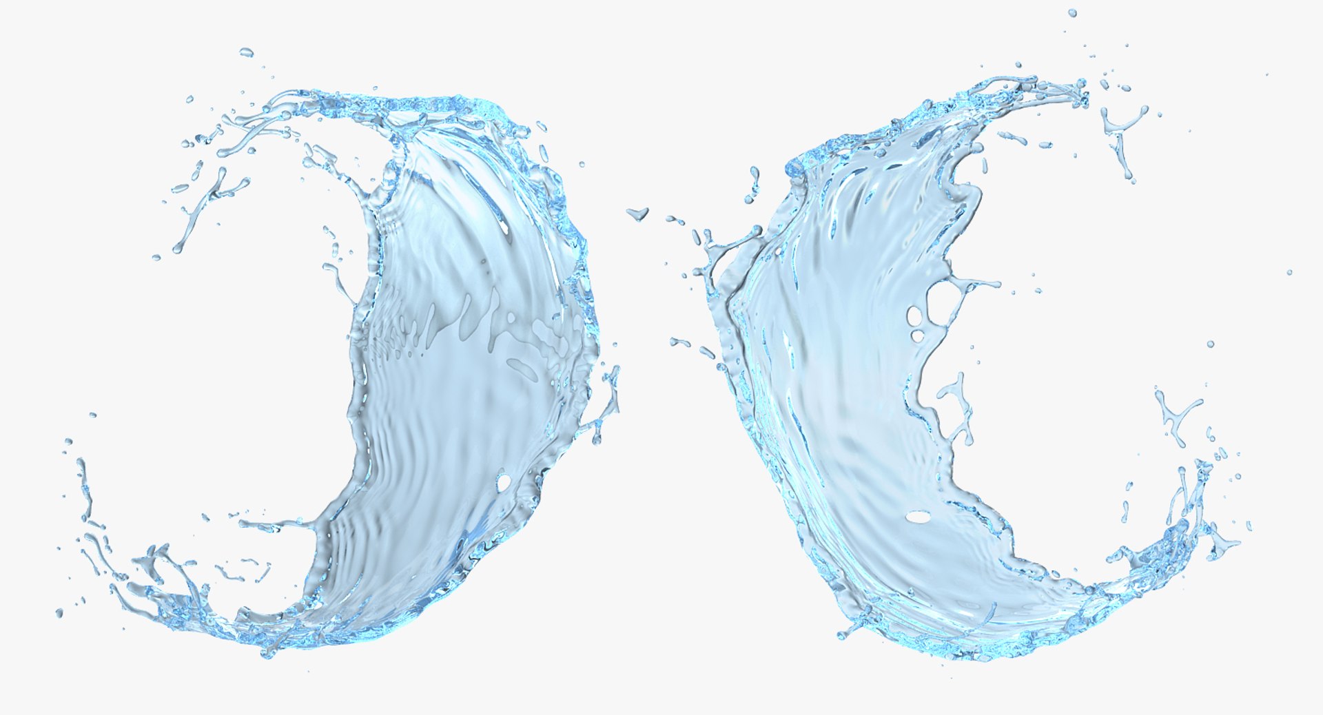 3D Water Splash Air - TurboSquid 1236284