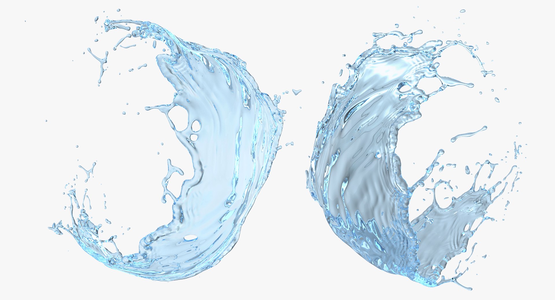 3D Water Splash Air - TurboSquid 1236284
