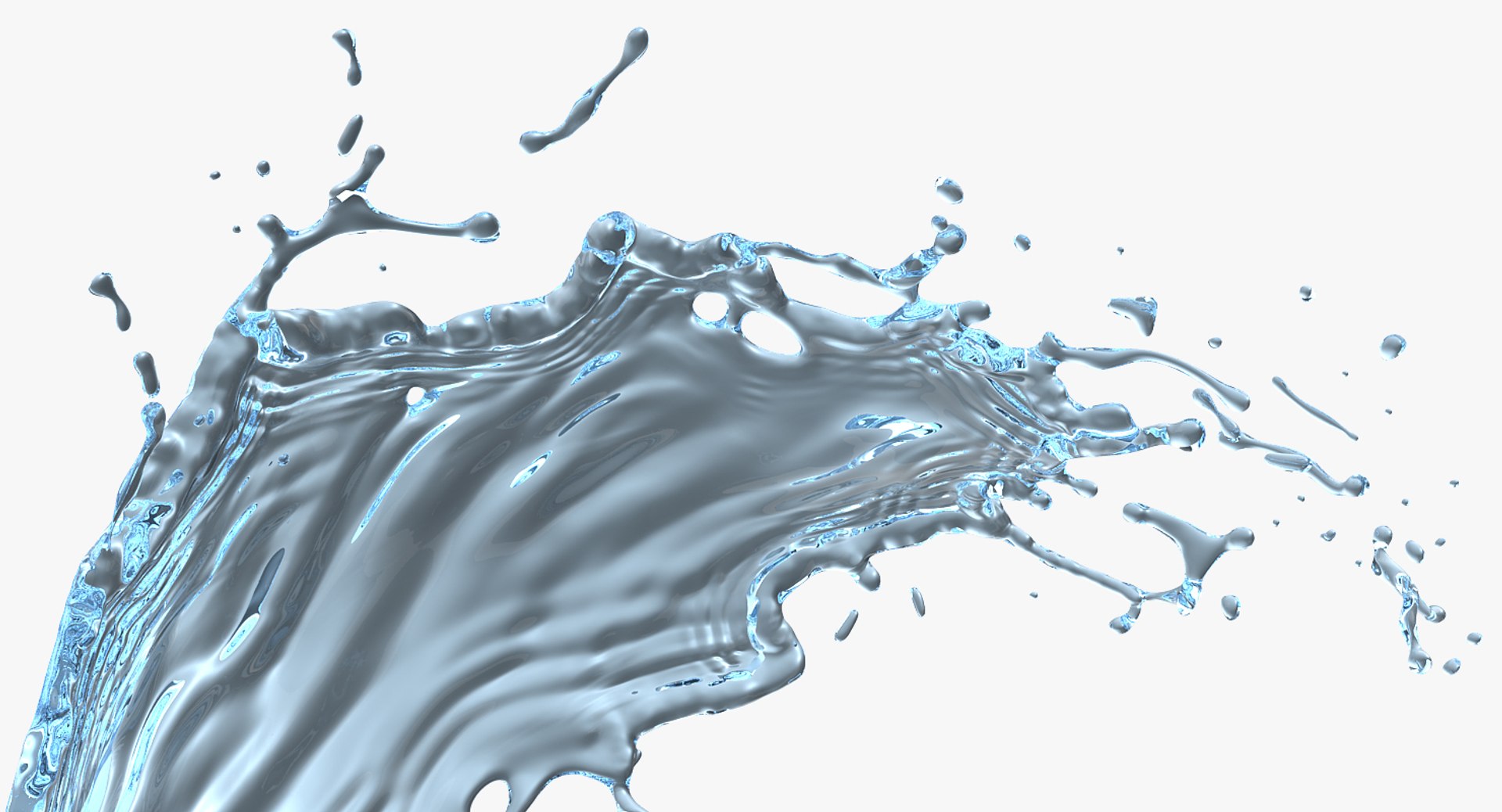 3D Water Splash Air - TurboSquid 1236284