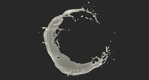3D water splash air - TurboSquid 1236284