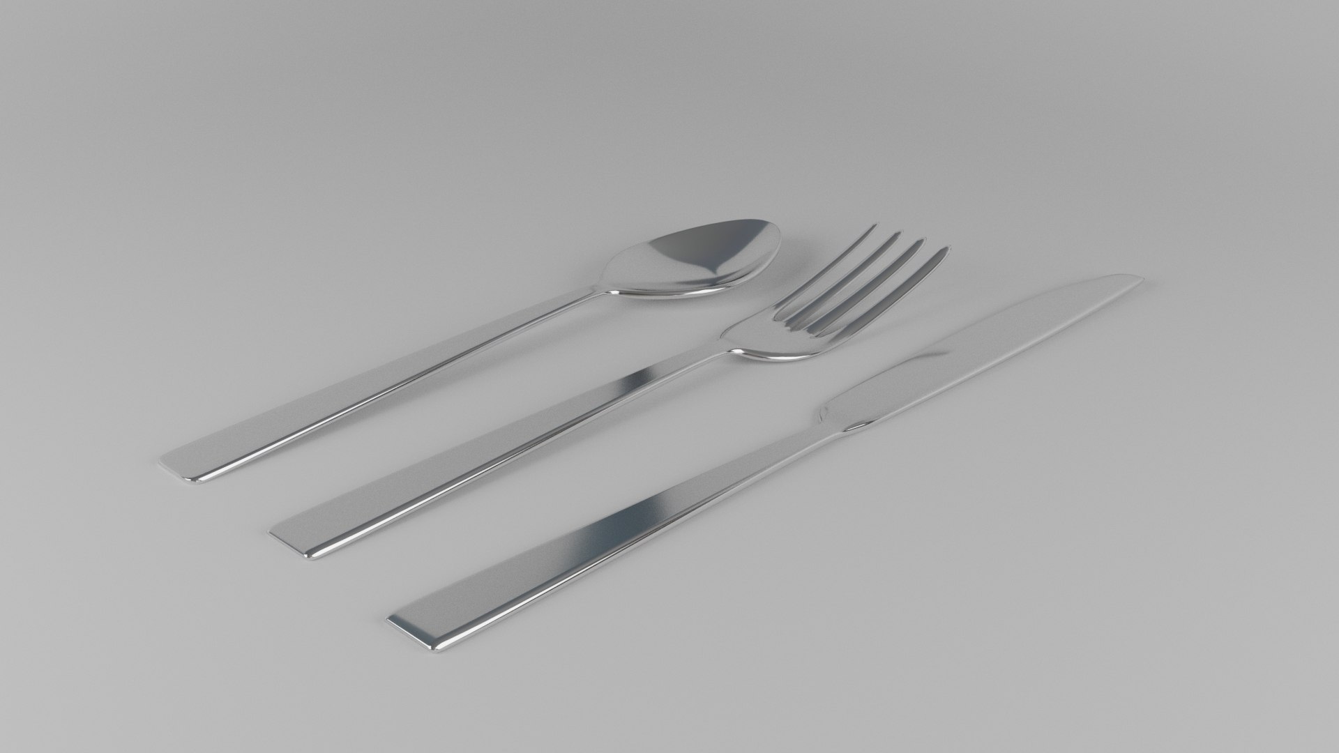 SIlver Ware Set 3D Model - TurboSquid 1920600