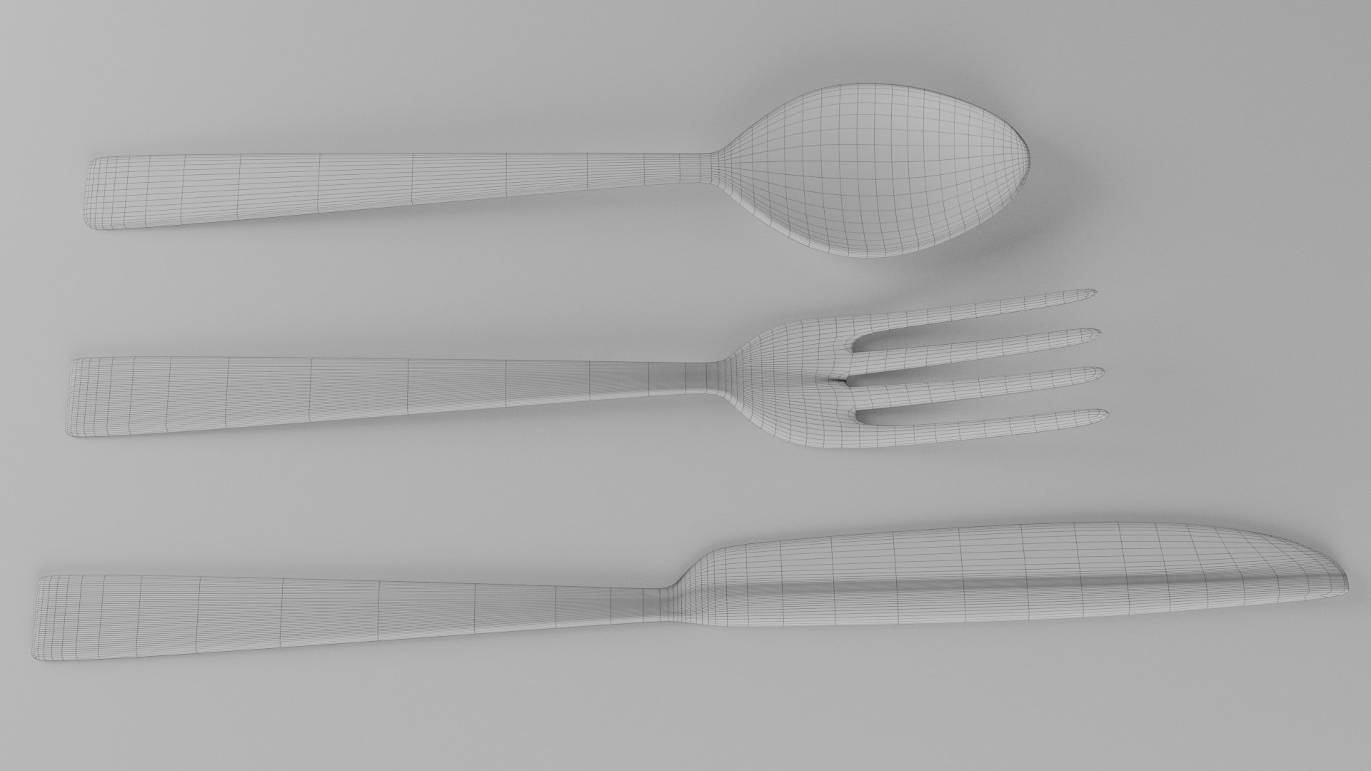 SIlver Ware Set 3D Model - TurboSquid 1920600