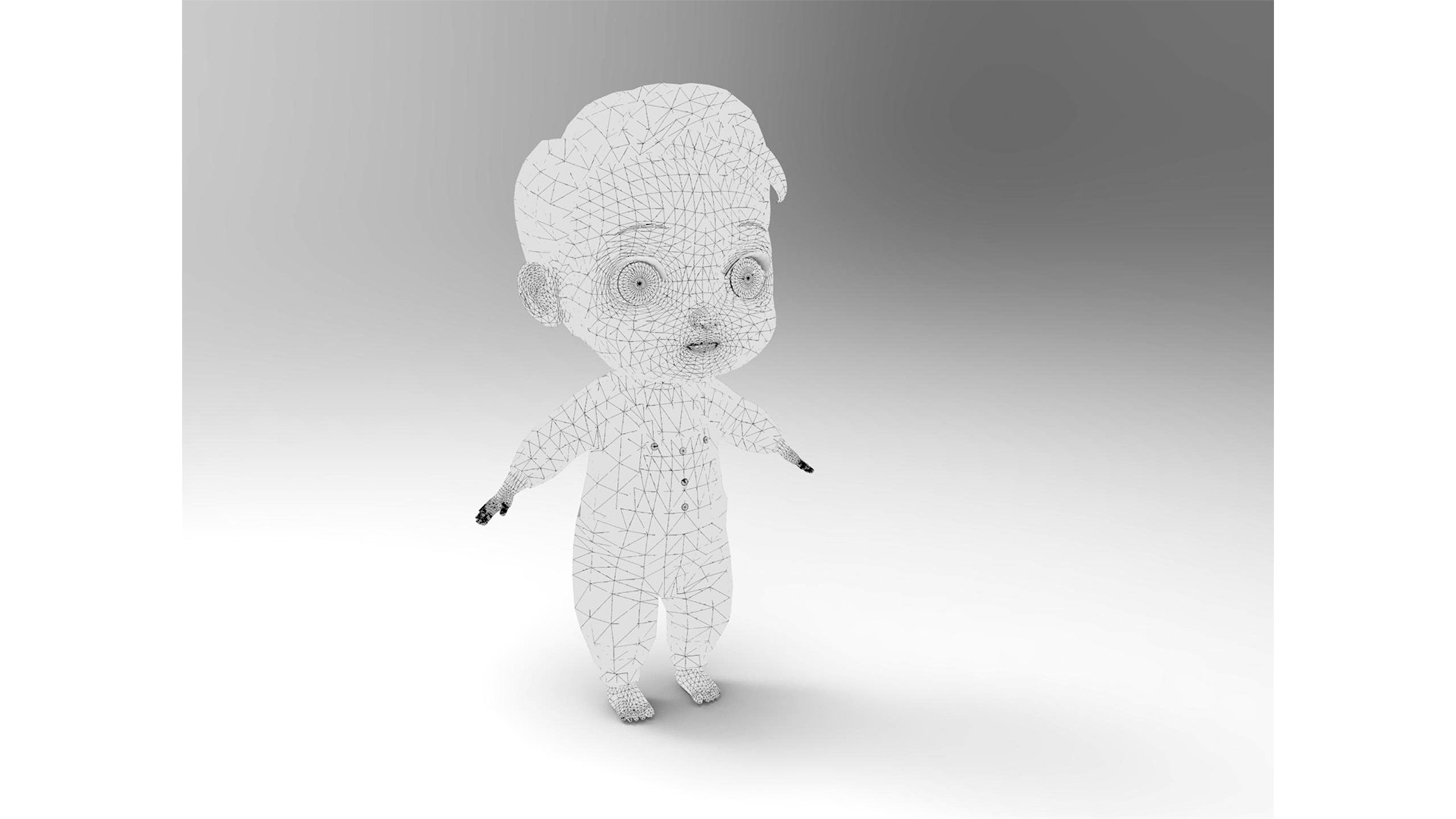 Cartoon Boy Full Rigged And Animated In Blender With Unity 3D ...