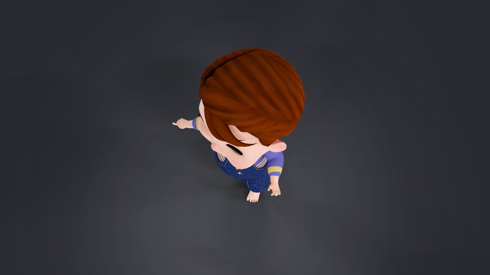 Cartoon Boy Full Rigged and Animated in Blender with Unity 3D ...