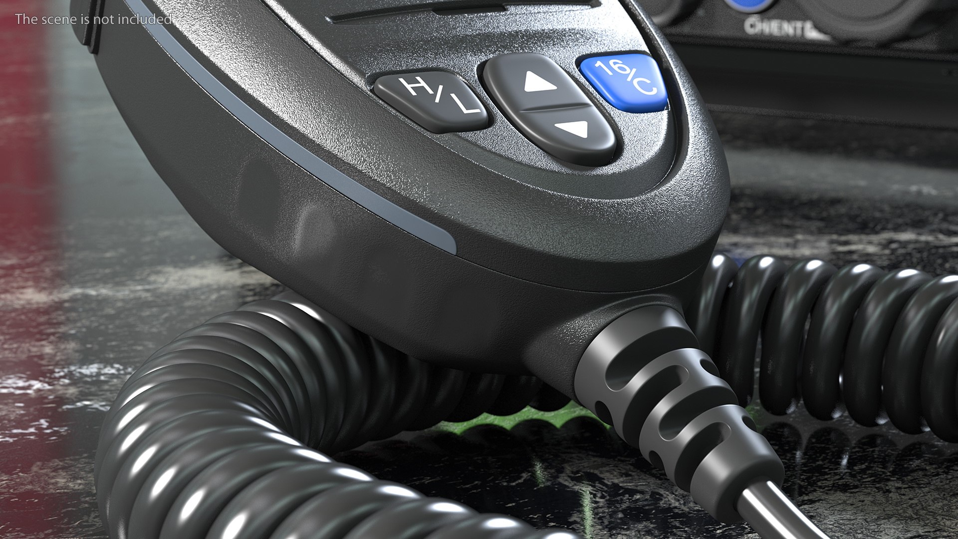 3D external marine vhf microphone - TurboSquid 1694973