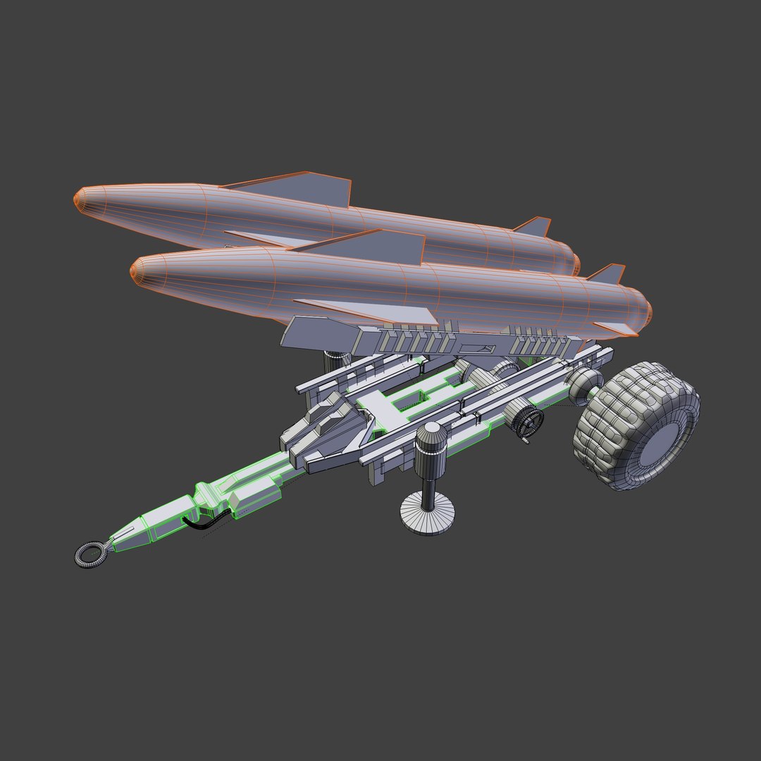 3d Model Missile Launcher