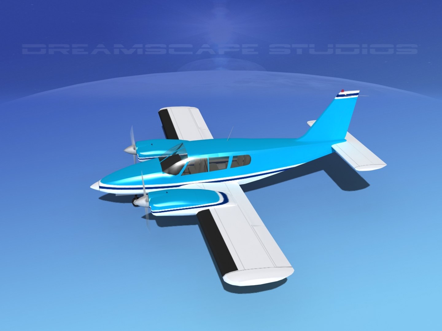 3d Model Propeller Pa-34 Seneca