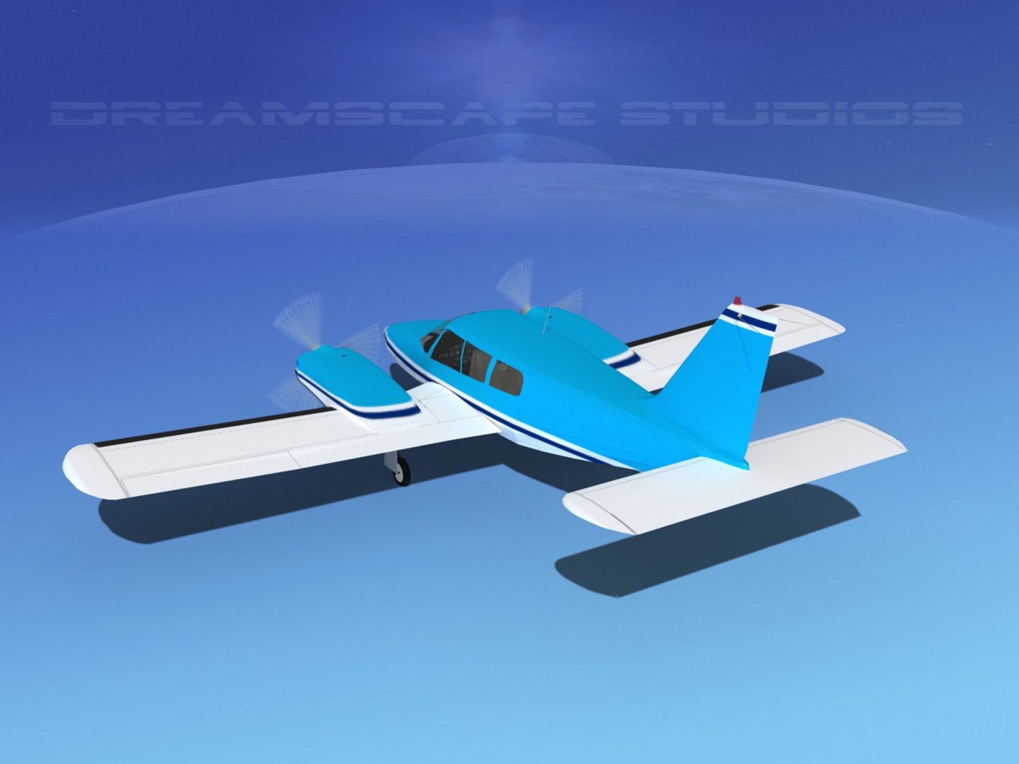 3d Model Propeller Pa-34 Seneca