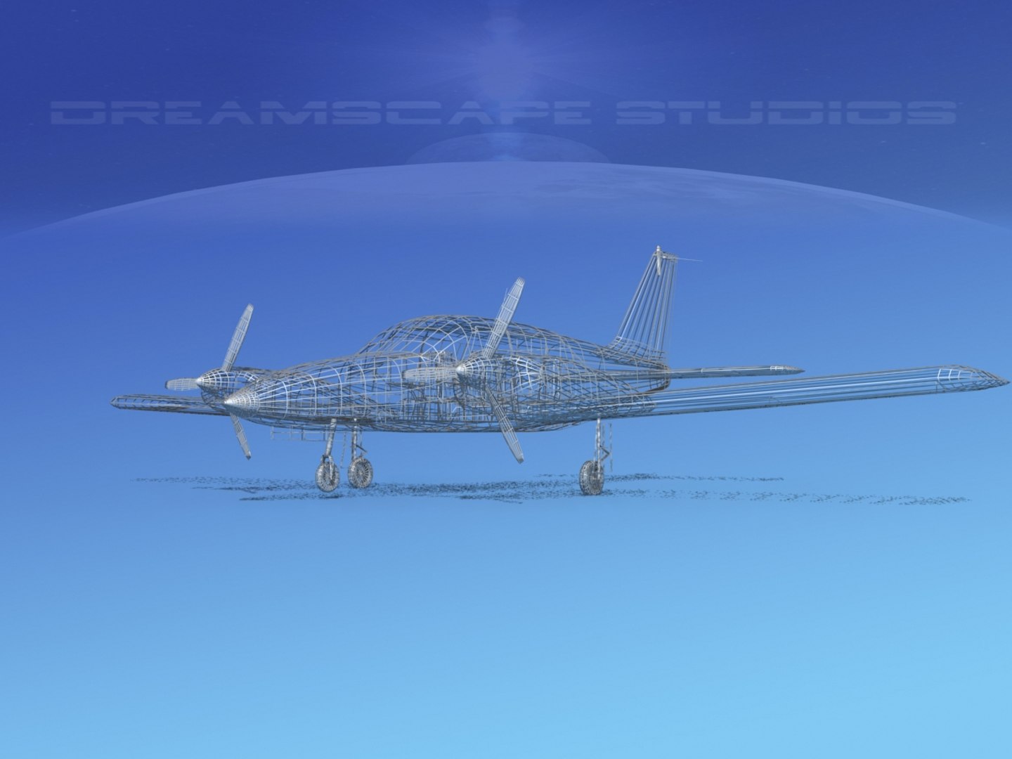 3d Model Propeller Pa-34 Seneca